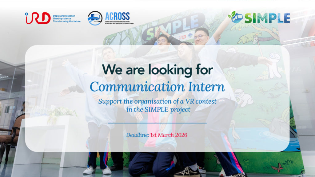 Call for an internship opportunity in communication: Support the ...